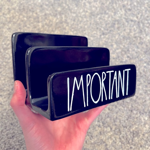 Rae Dunn | Office | Rae Dunn Important Black White File Divider Paper ...